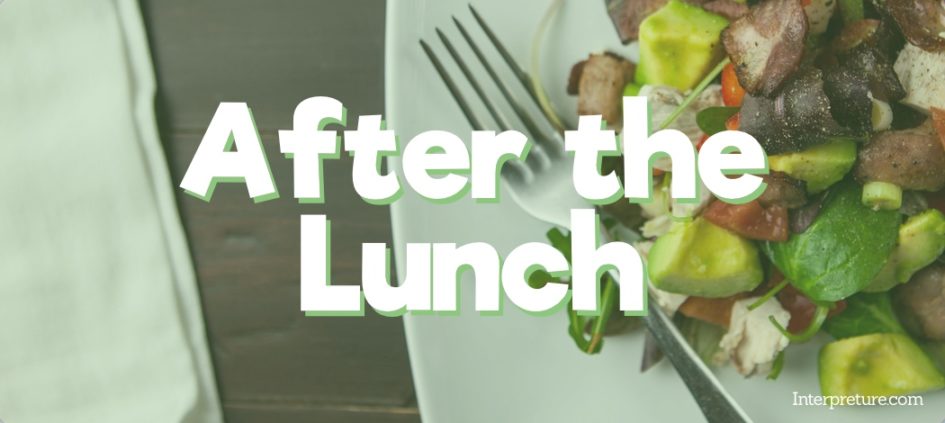 After the Lunch - Poem Analysis and Notes - Interpreture English Revision